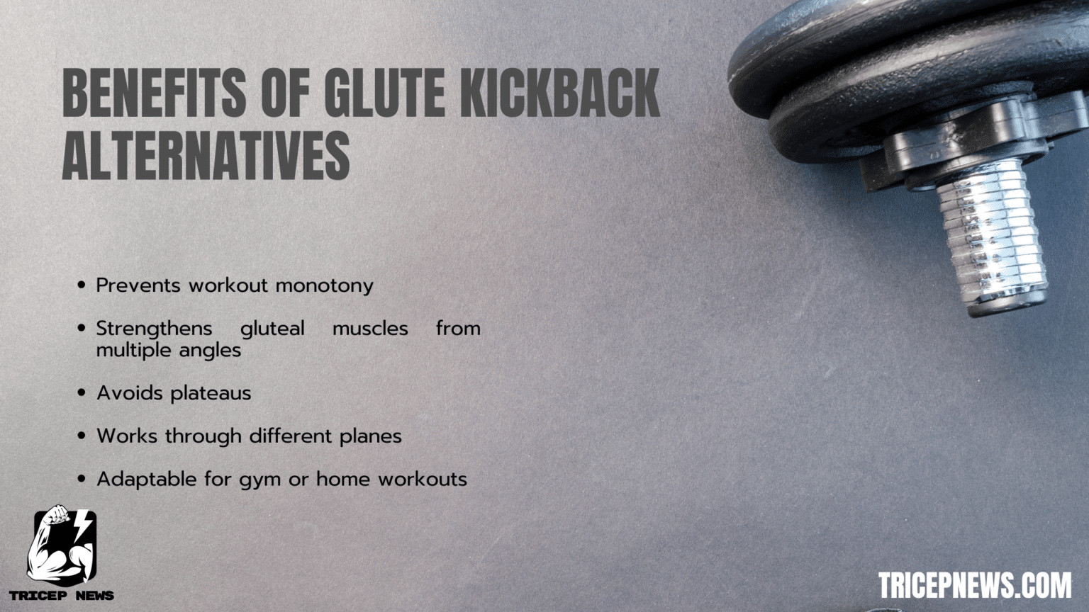 Glute Kickback Alternative